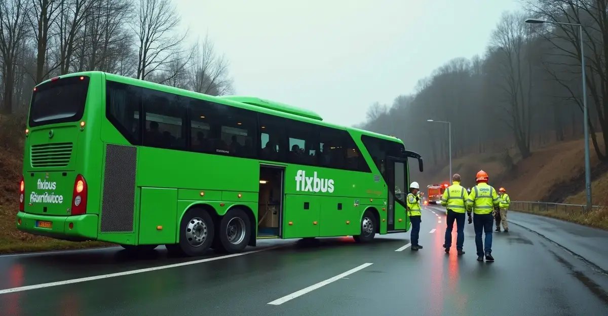 Flixbus Overturns on German Highway Leaving 20 Injured | accident ...